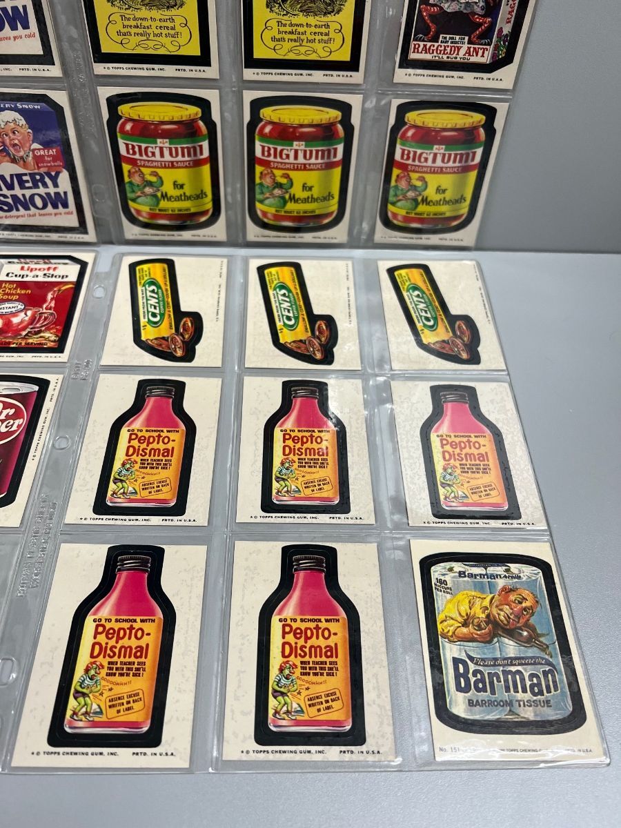 Lot (34) Wacky Packages Wonder Bread Third Series Stickers 14/16 & 10/ ...