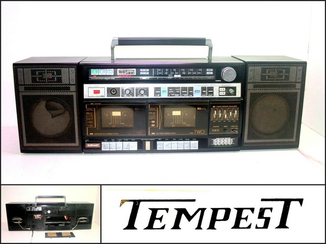 Tempest Pd-70 Phono EQ Double Cassette Radio Boombox for sale online | eBay