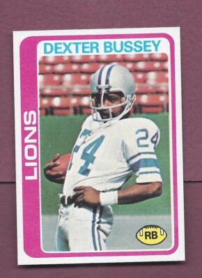 CENTERED HI GRADE 1978 TOPPS FOOTBALL #427 DEXTER BUSSEY .99 SHIP N568 ...