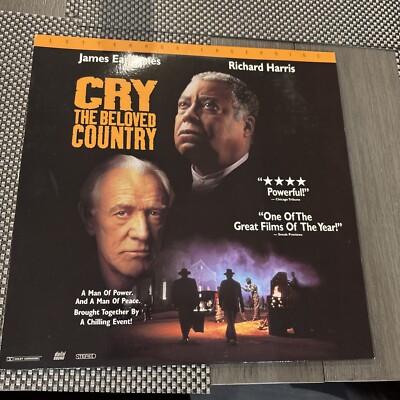 Cry The Beloved Country Laserdisc James Earl Jones Richard Harris | eBay