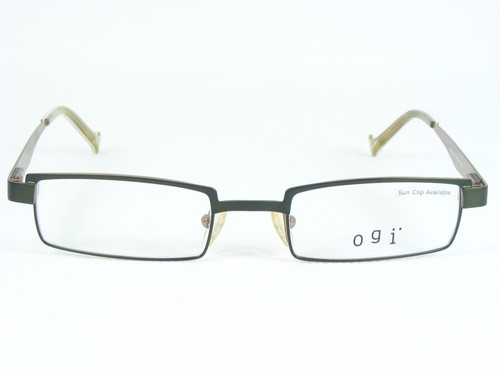 Ogi MOD. 2215 927 SATIN OLIVE GREEN EYEGLASSES GLASSES METAL FRAME 47 ...