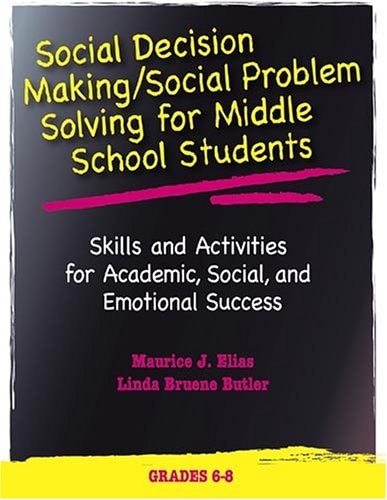 Social Decision Making/social Problem Solving For Middle School ...