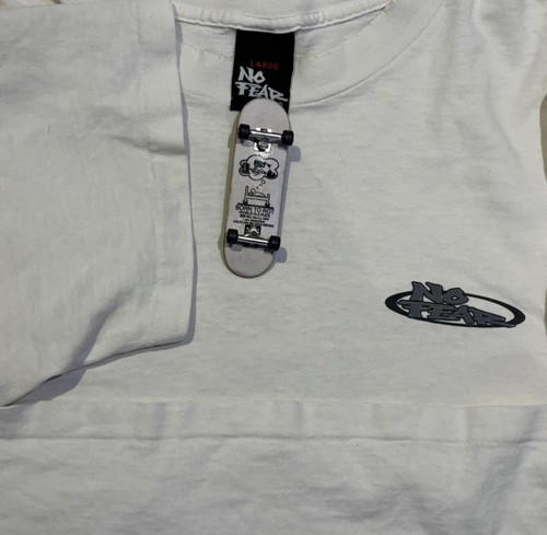 Vintage 90s No Fear Graphic Print T-Shirt Script Tee - L | eBay