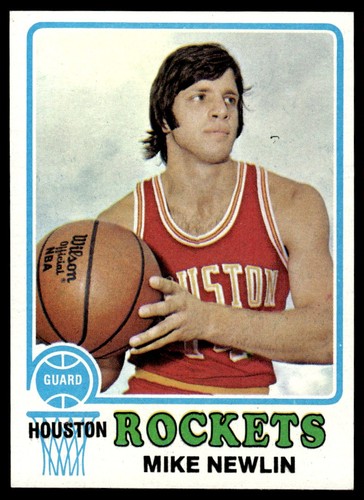 1973-74 Topps Basketball Card Mike Newlin Houston Rockets #44 EX-MT+ | eBay