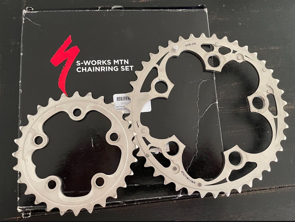 Specialized S-Works Mtn Mountain Bike Chainring Set Double 42/28t | eBay