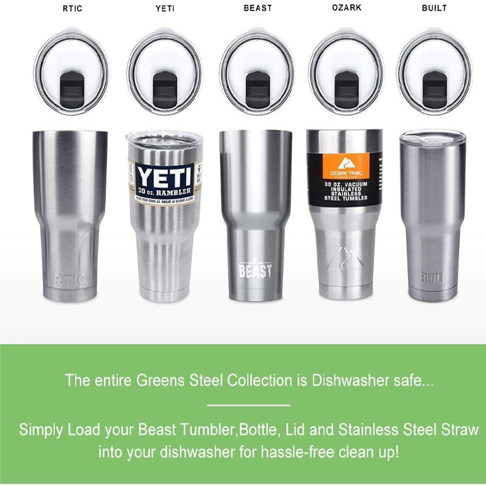 20 oz 30 oz Splash Spill Proof Magnetic Slider Lid for YETI Rambler ...