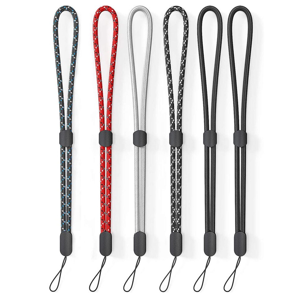 Hand Wrist Strap Lanyard, 6/12Pack Adjustable Colorful Nylon Hand Phone ...