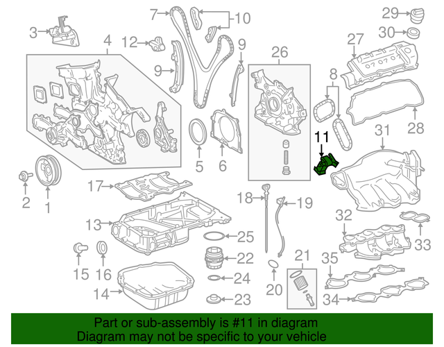 Toyota 1356031020 Engine Timing Chain Tensioner for sale online | eBay