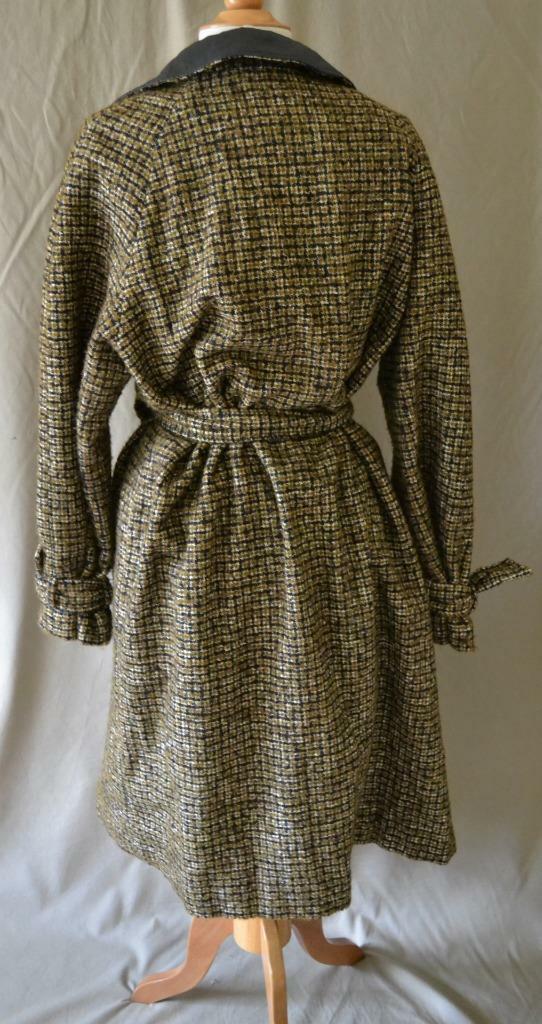 Masscob Cassandra Boucle Tweed Check Brown & Black Co… - Gem