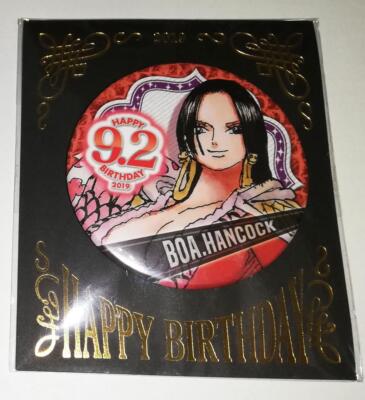 One Piece Boa Hancock Birthday Can Badge Jump Shop 2019 anime manga ...