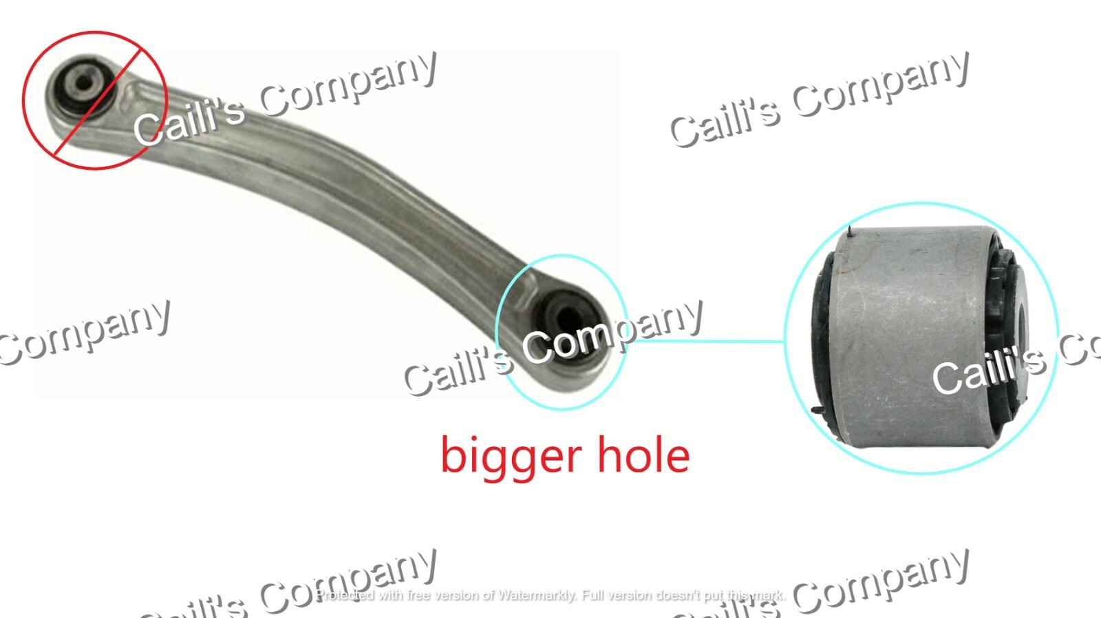 7L0505398 For 2015 AUDI Q7 Rear Upper Control Arm Inner Bushing | eBay