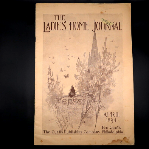 Ladies Home Journal Magazine April 1894 Easter Cover Edward Bellamy ...