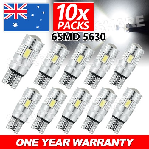 T10 LED 6SMD W5W 5630 168 194 12V Car Wedge Dash Canbus Parking Side ...