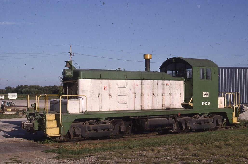 AGRI INDUSTRIES SW1 Railroad Train Locomotive FULTON IL Original Photo ...