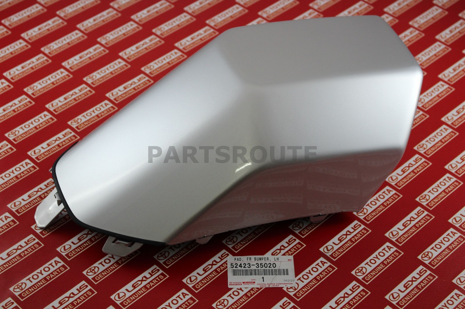 TOYOTA Genuine FJ Cruiser Front Corner Bumper End Cap Pad LH OEM 52423 ...