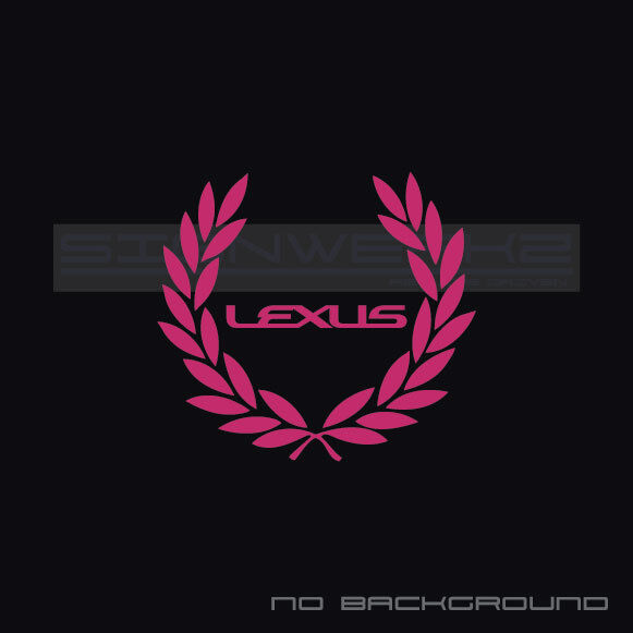 Lexus Racing Wreath Decal Sticker logo supra FR-S trd vvti racing IS RC ...