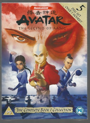 AVATAR LEGEND OF AANG - COMPLETE BOOK 1 - sealed/new - UK DVD (5-DISC ...