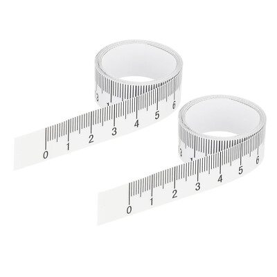 Adhesive Ruler, 2Pcs 100x1.5cm Measure Tape Sticker Clear Background ...