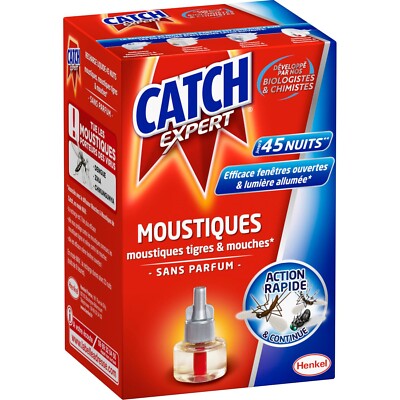 lot de 4 Recharges anti-moustiques Catch 45 nuits | eBay