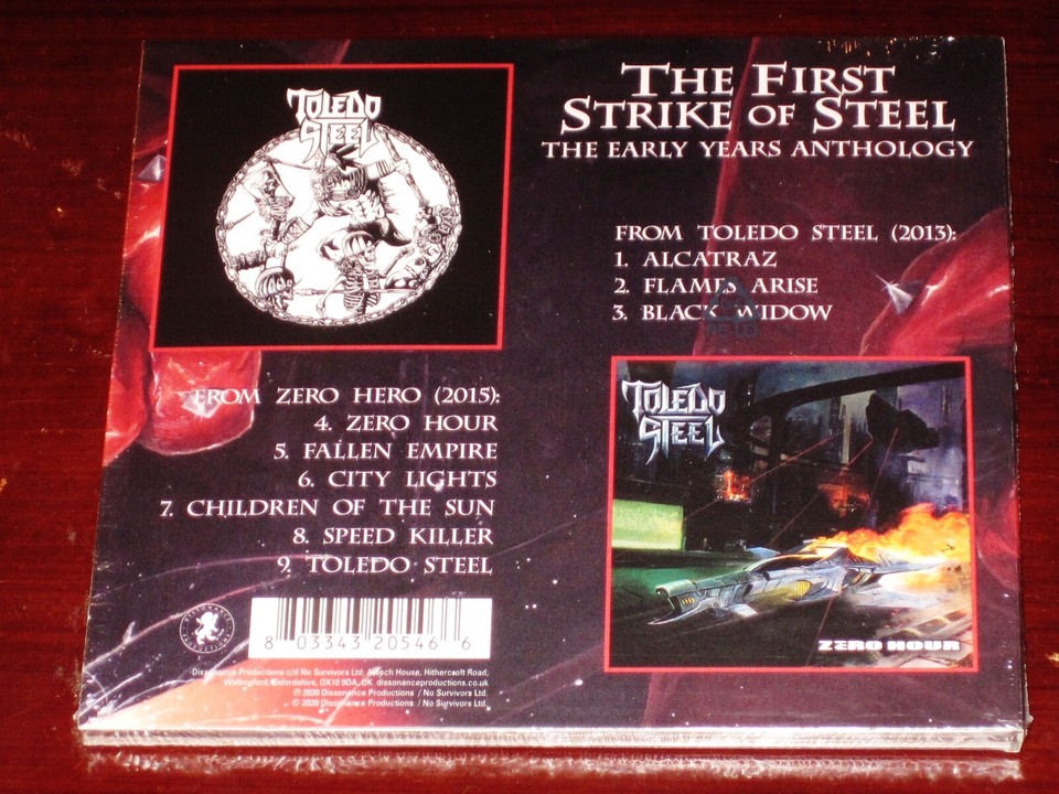 Toledo Steel: The First Strike Of Steel - The Early Years Anthology CD ...