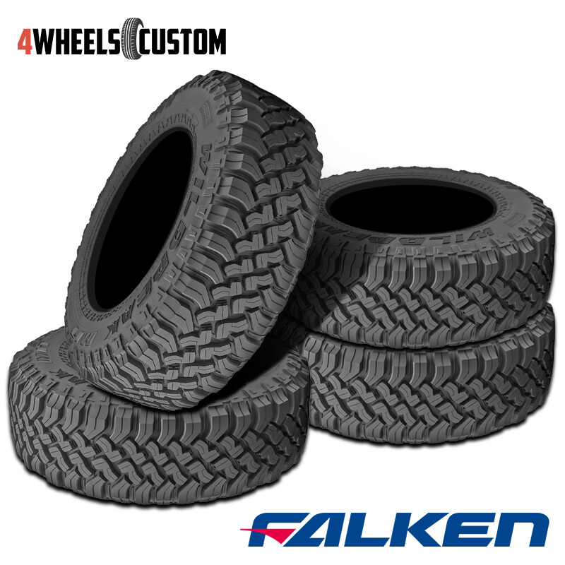 4 X New Falken Wild Peak M/T LT35X12.50R17 E 121Q Toughest All Terrain ...