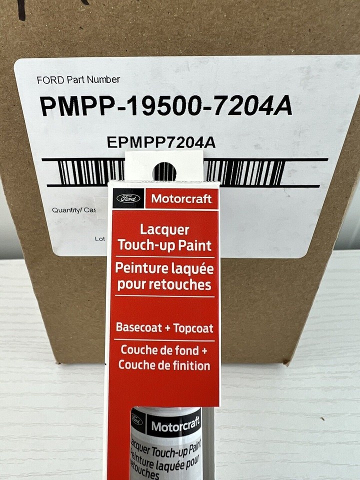 OEM Ford UG White Platinum Basecoat & Topcoat Touch Up Paint Pen ...