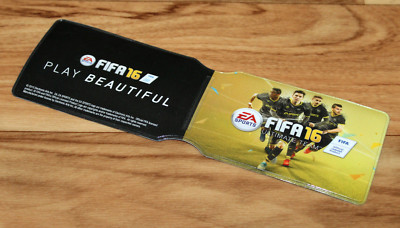 FIFA 16 Ultimate Team Promo Card Holder EA Sports Games Xbox One 360 ...