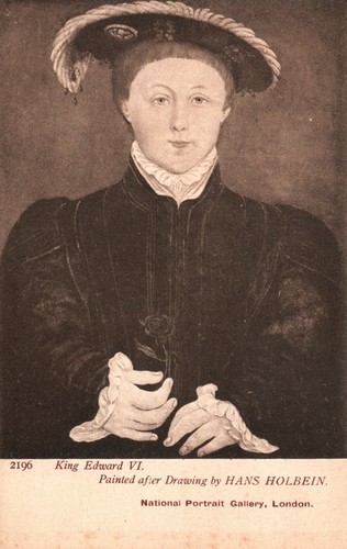 London UK, King Edward VI, National Portrait Gallery, Painting, Vintage ...