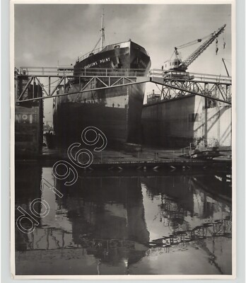 Damaged SS SPARROWS POINT Tanker Ship SAN FRANCISCO 1947 Press Photo ...