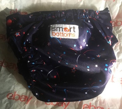 Smart Bottoms Too Smart 3.1 Blue w/Red & White Stars Diaper Cover ...