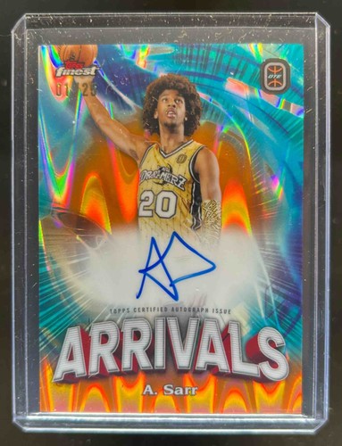 2022-23 Finest OTE Alexandre Sarr Arrivals Auto Orange RayWave Refractor #1/25 | eBay