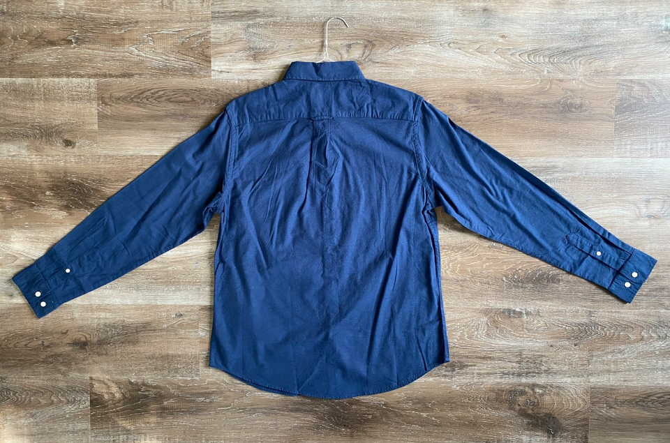 GOODFELLOW & CO~NEW~Blue Slim Fit L/S Button-Down Shirt~Men's size L ...