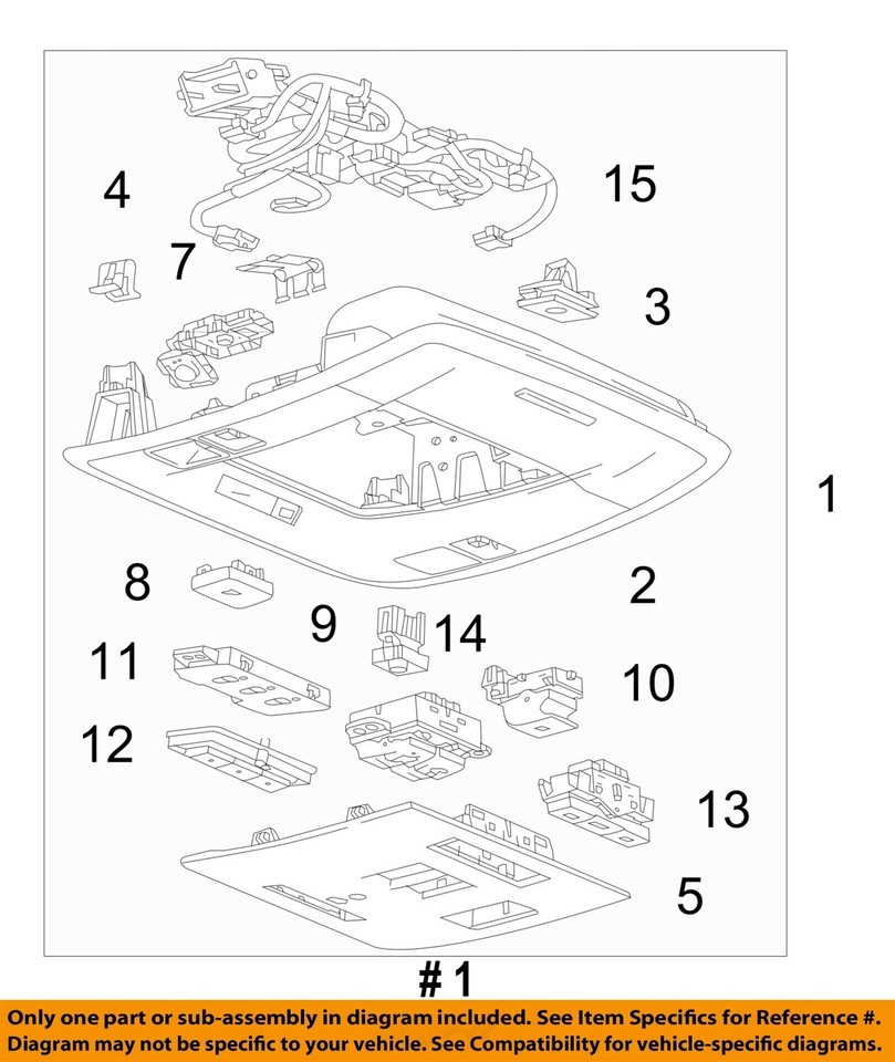 GM OEM 2019 Sierra 2500 HD Console Overhead Console-Console Assy ...