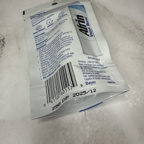 3 Pack AFRIN Vapor Burst Stick 0.8 ml Exp 2025 for sale online | eBay