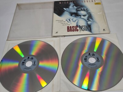 Basic Instinct LASER DISC Michael Douglas, Sharon Stone, 1992 Killer Hit Movie | eBay