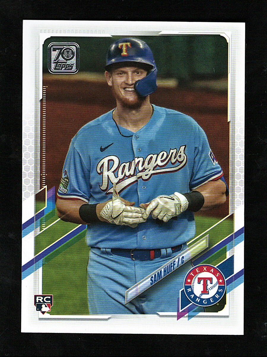 Sam Huff Rookie 2021 Topps #654 RC Baseball Card | eBay