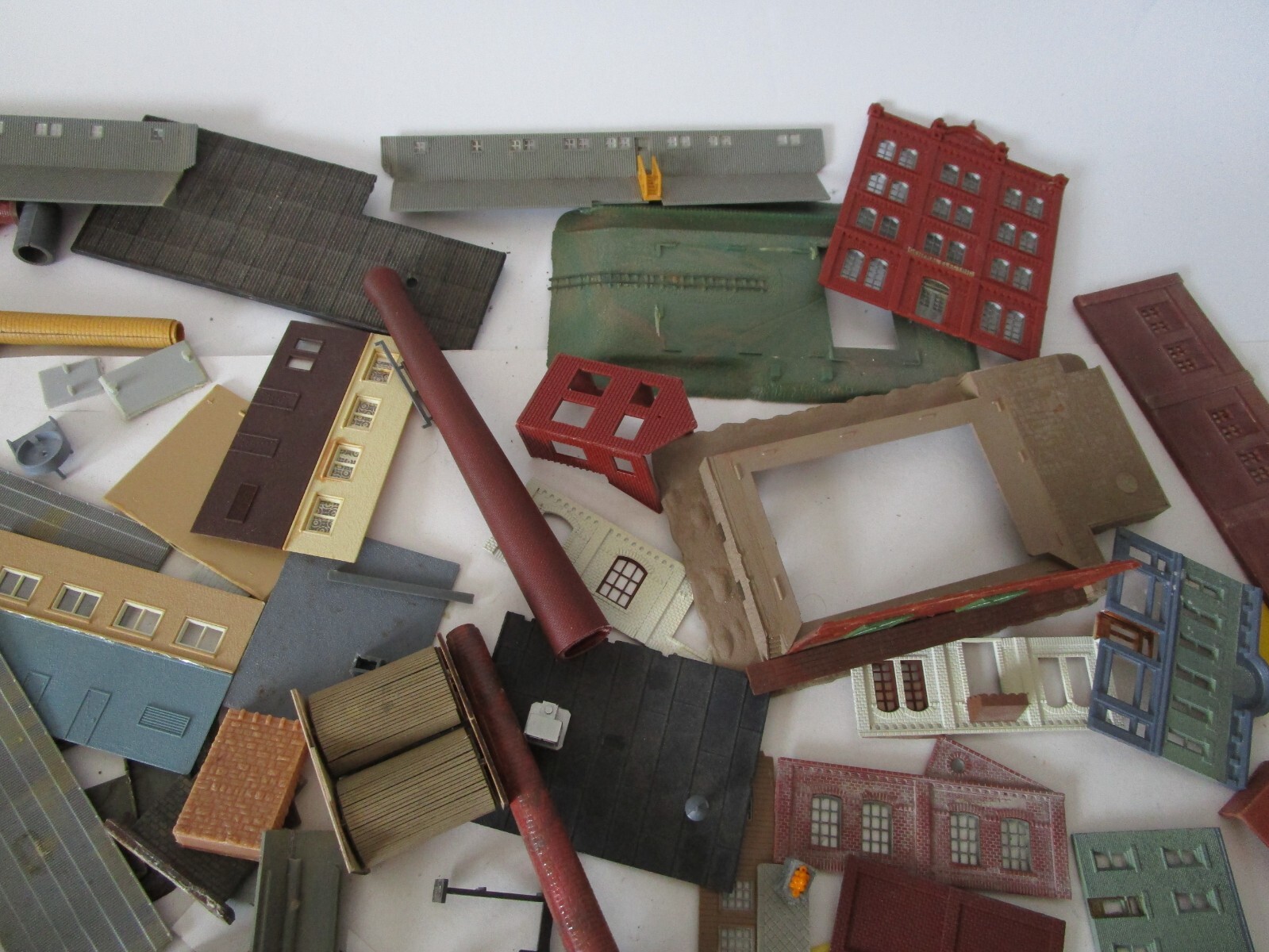 Huge Lot N Scale Building Parts Platforms For Kitbashing Train layout ...