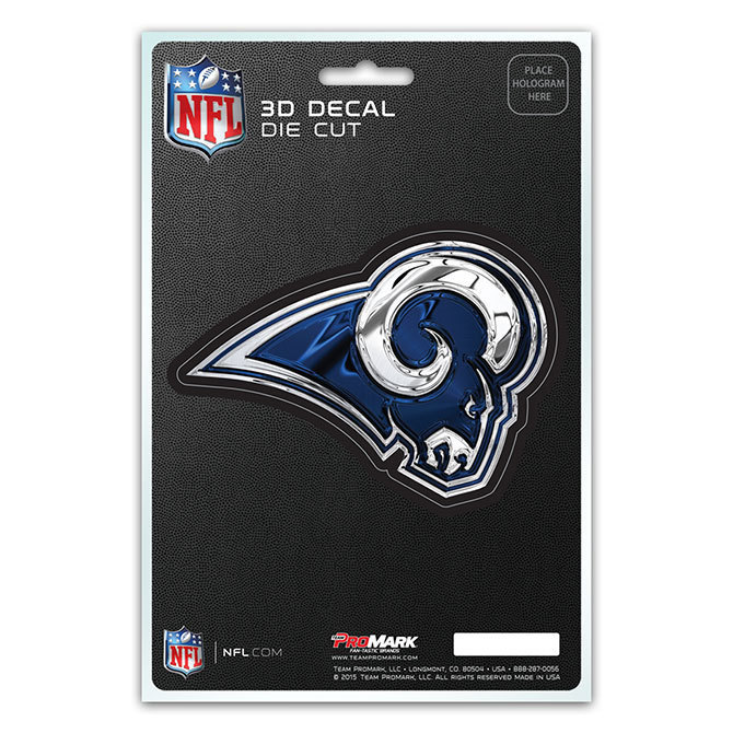 NFL Los Angeles Rams Premium Vinyl Decal / Sticker / Emblem - Pick Your ...