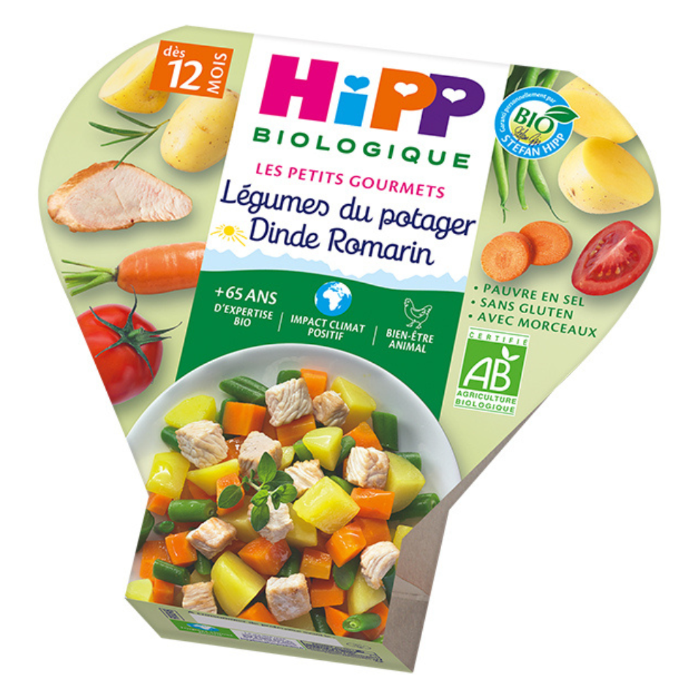 HiPP Little Gourmets Garden Vegetables Turkey & Rosemary - 230 g | eBay