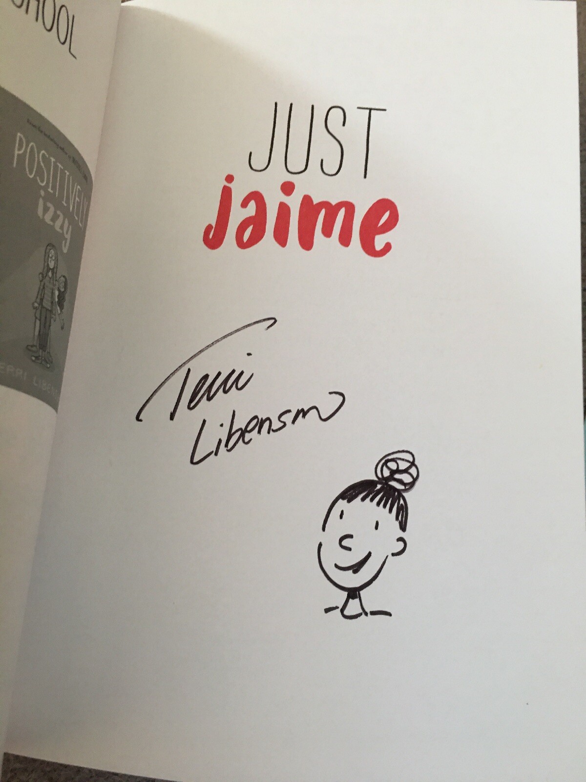 Signed w/ Drawing Just Jaime (Emmie & Friends) Terri Libenson (2019 PB ...