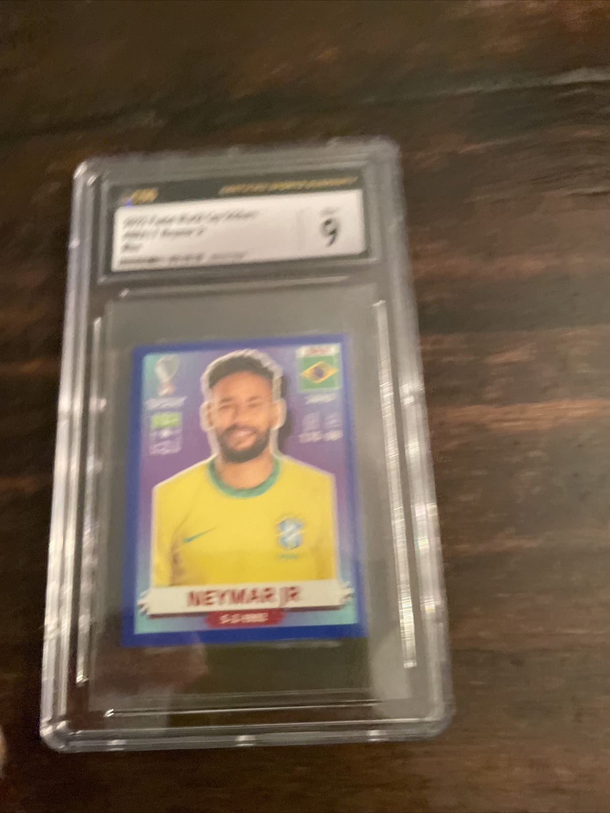 2022 Panini FIFA World Cup Qatar Sticker Blue Border Parallel Neymar ...