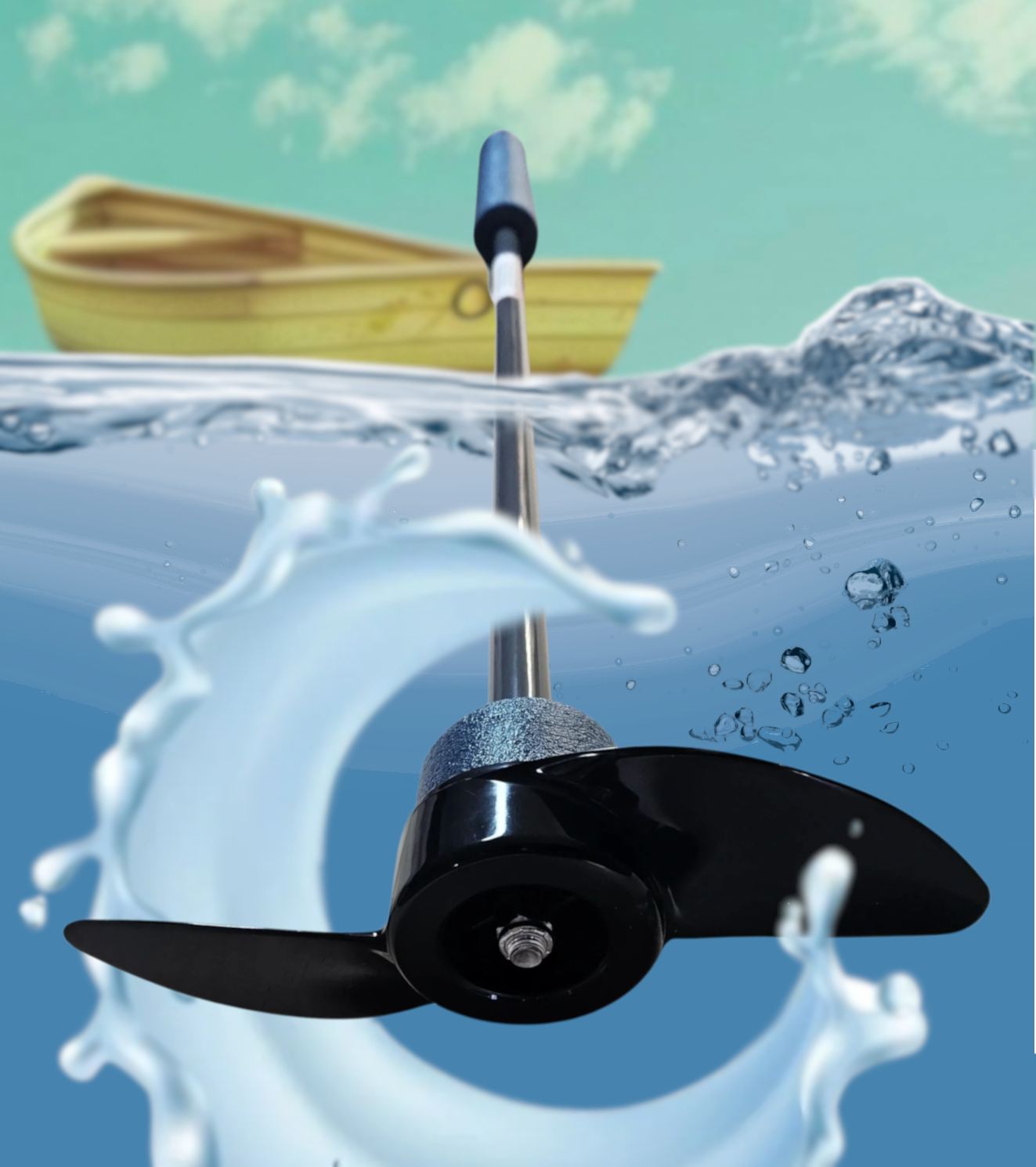 DRILL PADDLE® TROLLING MOTOR,KAYAK,TUBE,FISHIN,BOAT,CANOE,PONTOON,PREPR ...