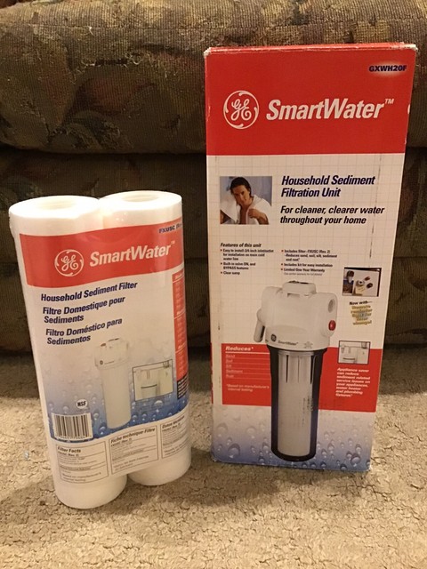 GE GXWH20F SmartWater Filter Household Water Sediment Filtration Unit ...