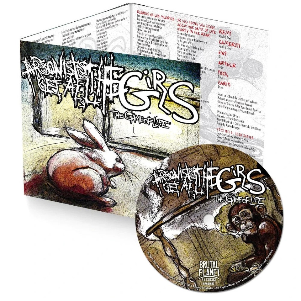 ARSONISTS GET ALL THE GIRLS-1st 4 ALBUMS CD BOX SET W Card Portals/Game ...