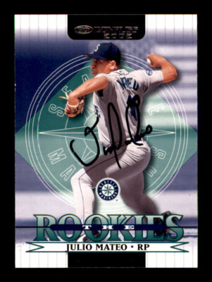 2002 Donruss The Rookies - Julio Mateo - On Card Autograph | eBay