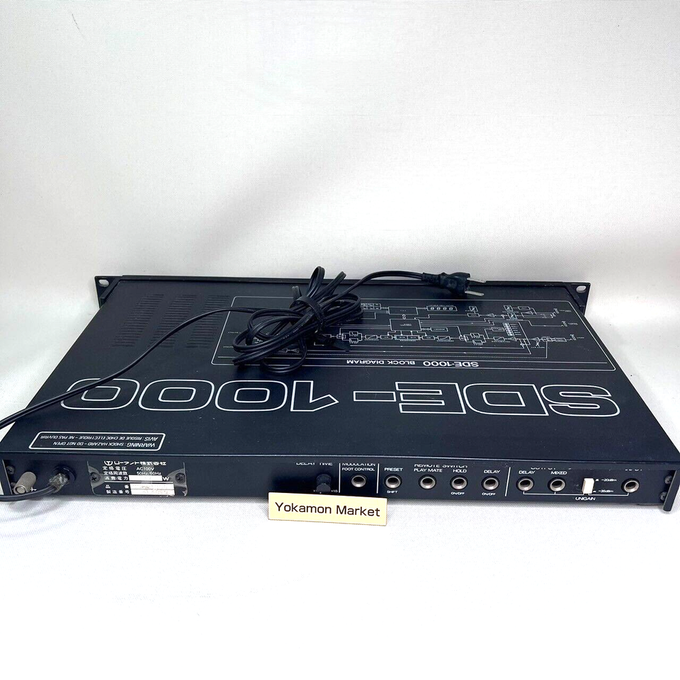 Roland SDE-1000 Digital Delay Rack Effect Processor Vintage Working ...