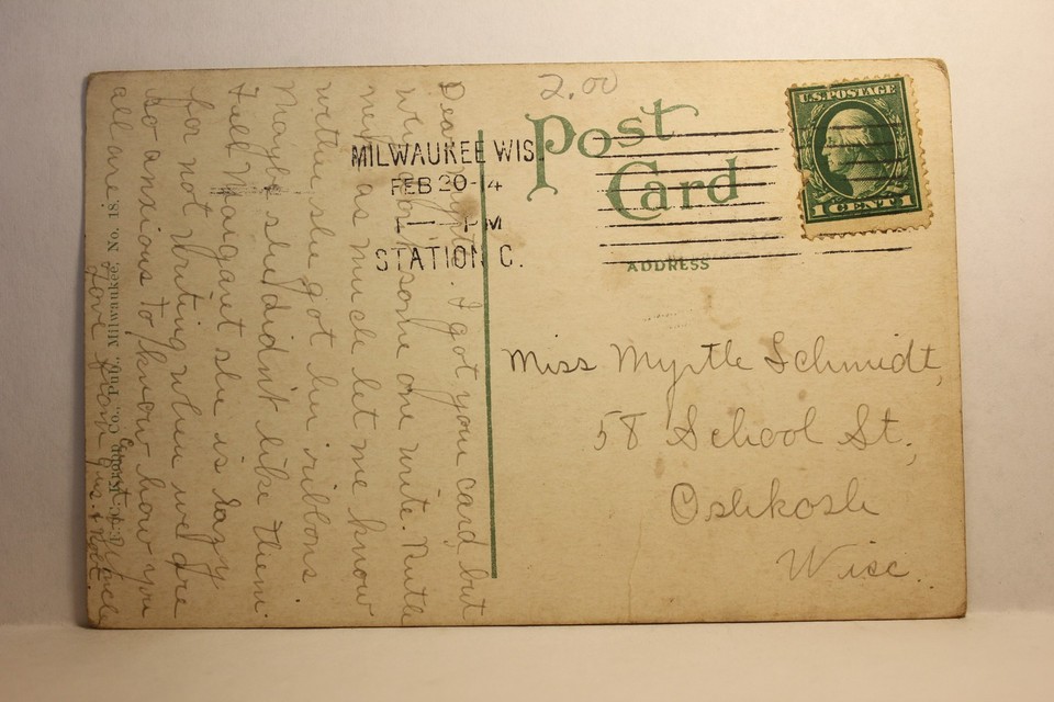 Postcard New State Normal School Milwaukee WI Z26 | eBay