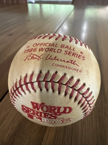 Official MLB 1986 World Series Baseball — Limited Collectors Edition | eBay