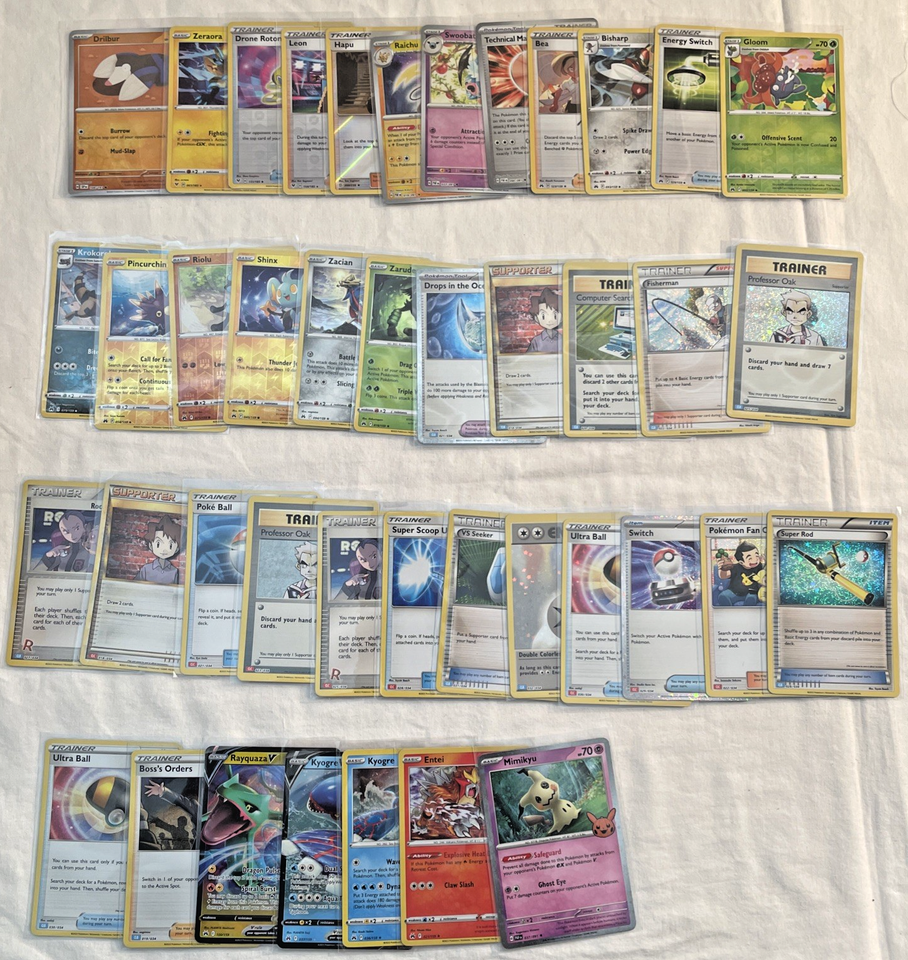Bulk Lot 300+ Base Set Fossil Modern CLB Commons Foils Pokémon Cards | eBay