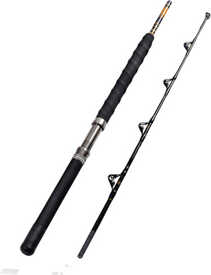1-Piece/2-Piece Saltwater Offshore Heavy Trolling Rod Big Game Roller ...